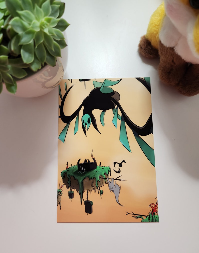 Rain World Indie Video Game: Slugcat Vulture Skyislands 6x4" Print - Etsy