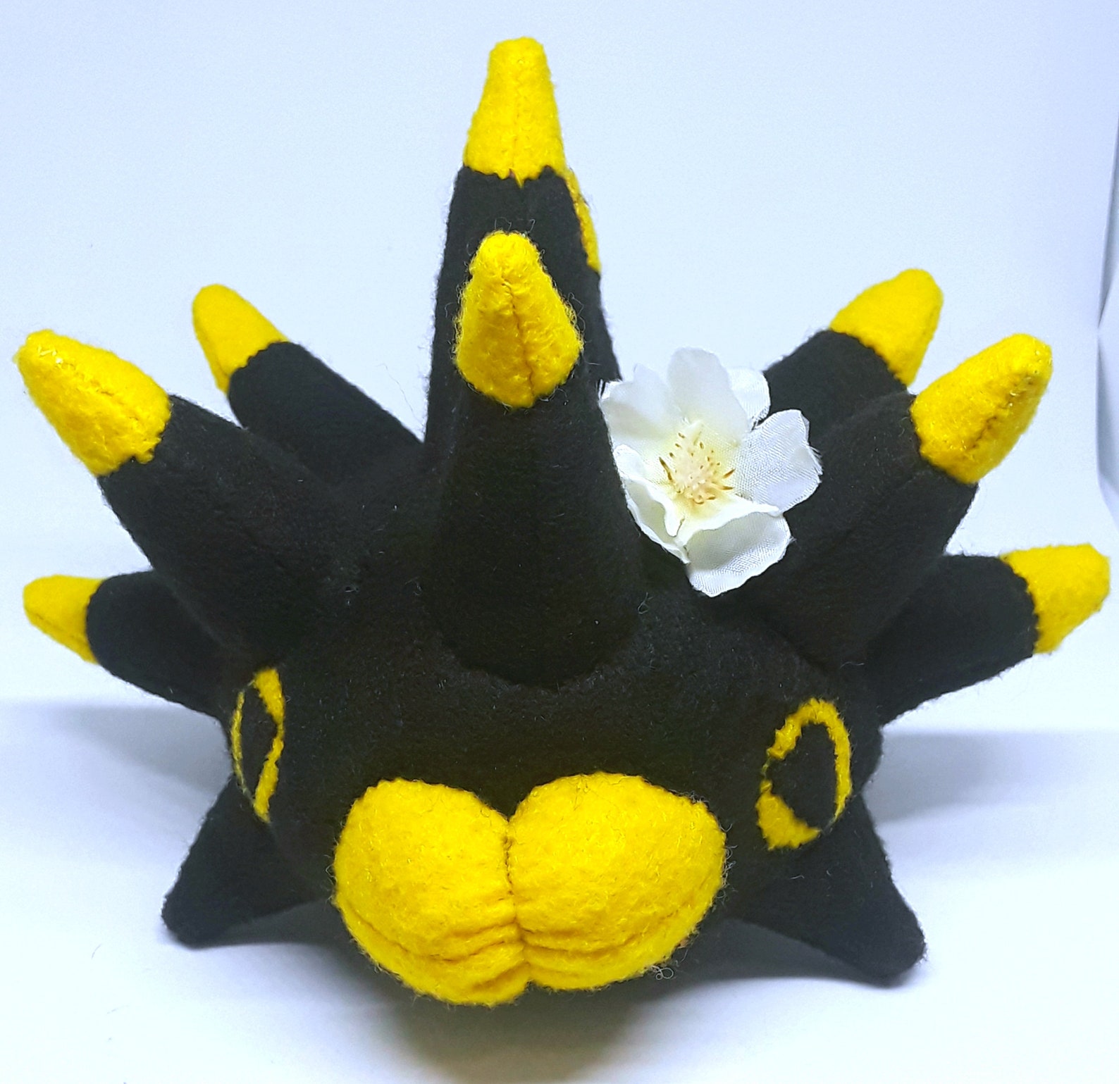 Pokemon: Pincurchin Plush Fan-made Hand Sewn Black and | Etsy