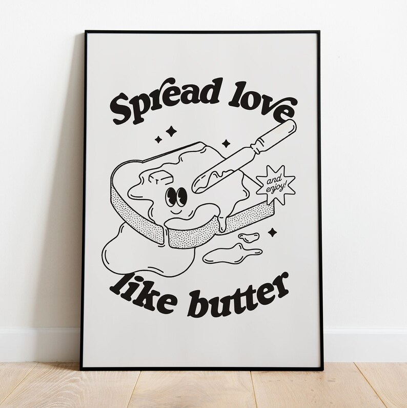 Love Quote, Retro Cartoon Characters, Downloadable Art, Retro Wall ...