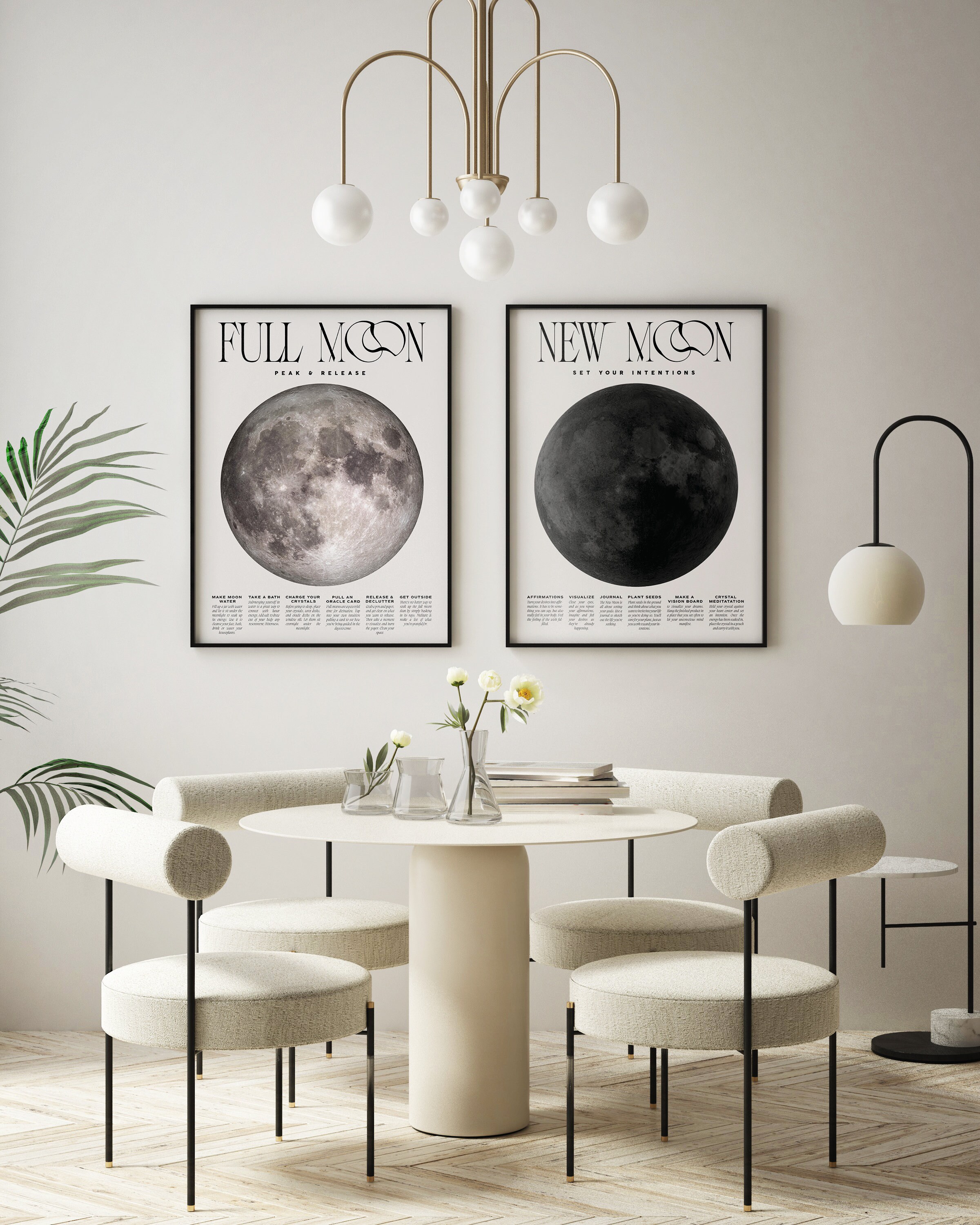 New Moon Rituals Wall Art, Digital Download Print, Trendy Wall Art ...