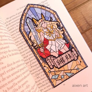 SHE-RA Stained Glass Bookmarks. (shera, Catra, Bow, Glimmer) She Ra and ...