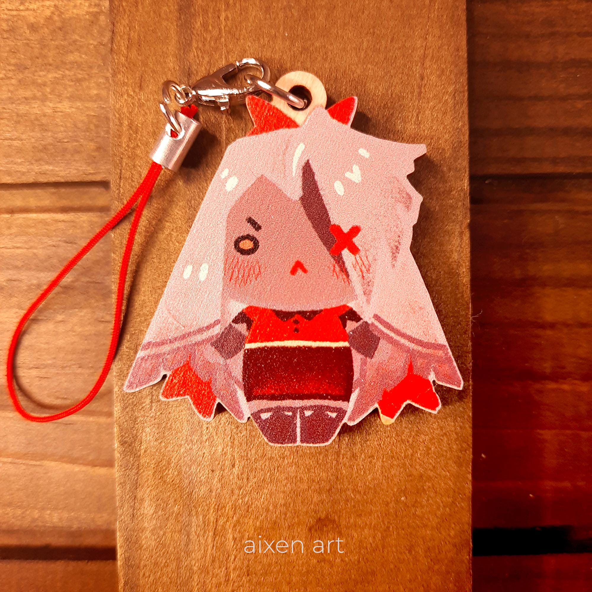HAZBIN HOTEL Wooden Keychains (alastor, Charlie, Lucifer, Angel Dust ...