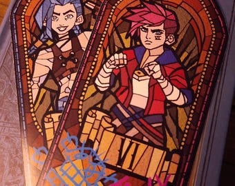 Arcane League of Legends- Jinx Bookmarks - Etsy