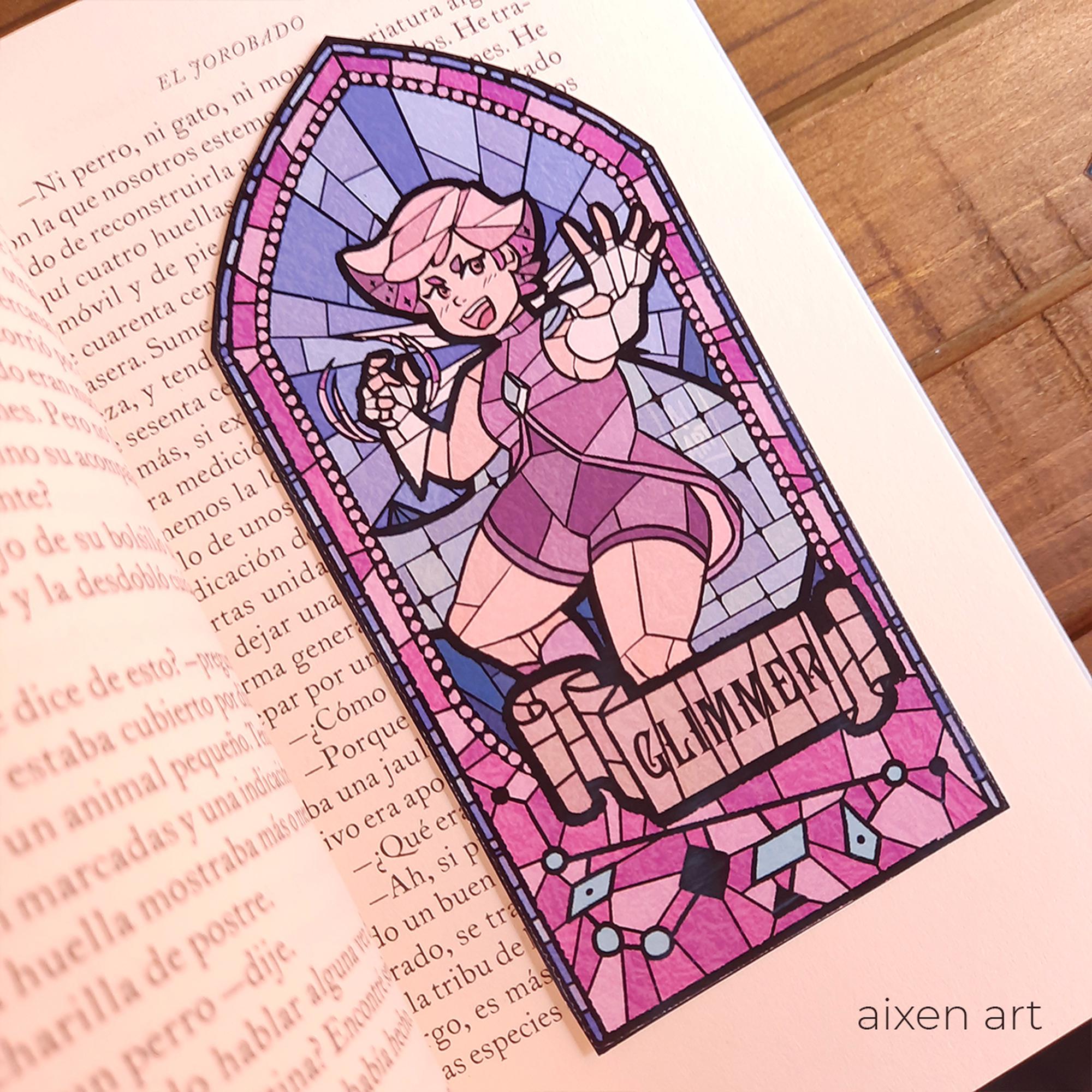 SHE-RA Stained Glass Bookmarks. (shera, Catra, Bow, Glimmer) She Ra and ...