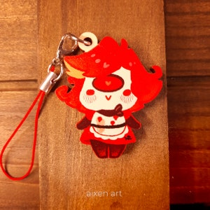 HAZBIN HOTEL Wooden Keychains alastor, Charlie, Lucifer, Angel Dust ...