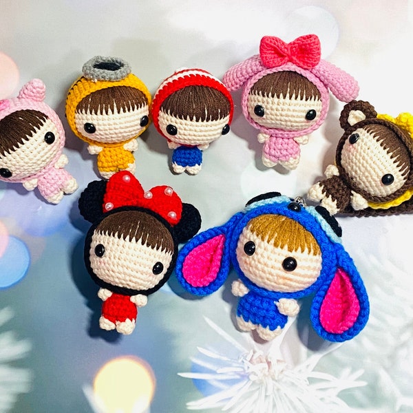 Crochet Stitch Key Chain Pattern - Etsy