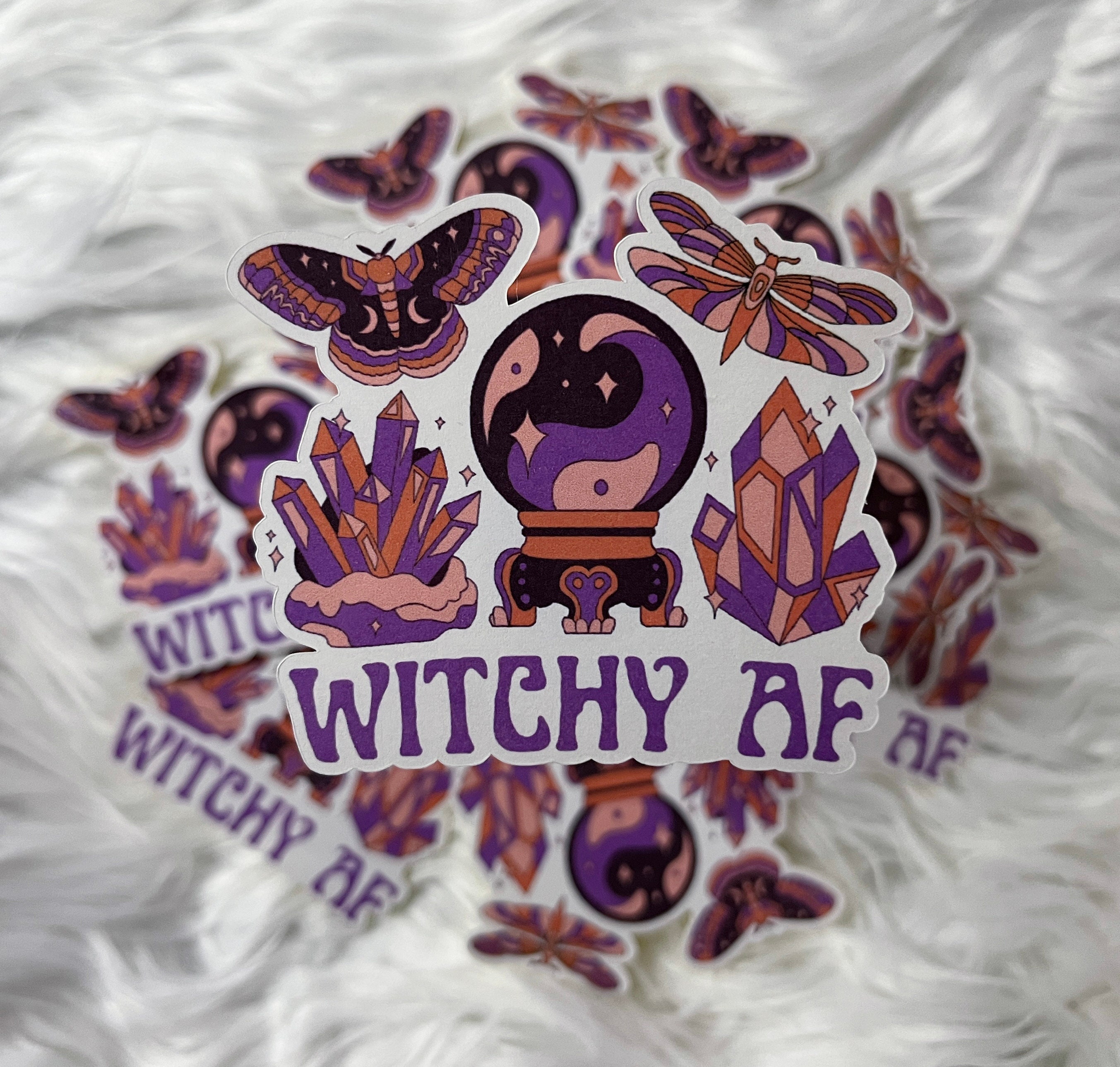 Witchy Sticker Set Witch Please Sticker Witchy AF Sticker - Etsy
