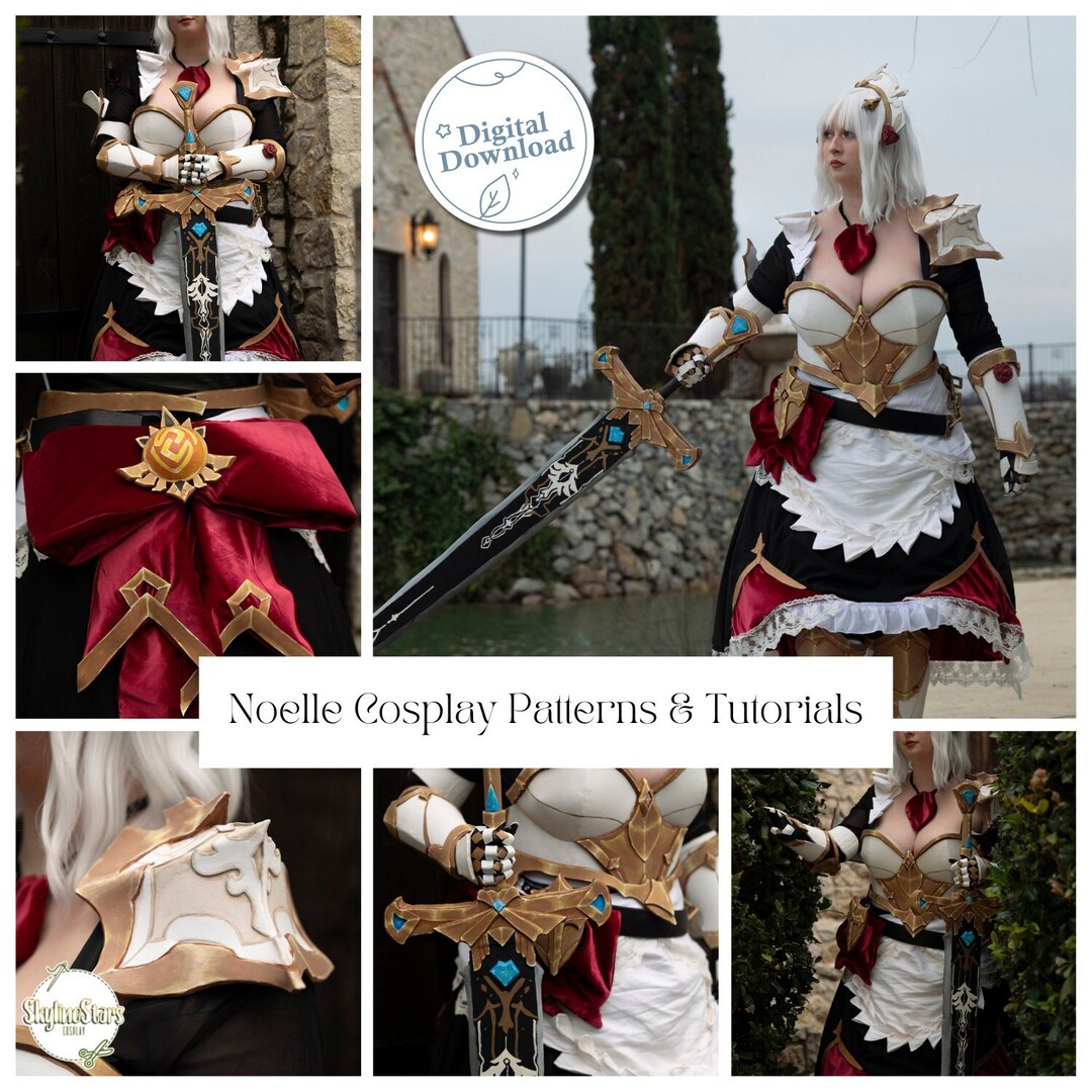 Noelle Cosplay Patterns and Tutorials | PDF Digital Patterns for Cosplay, 32-page Instructions ...