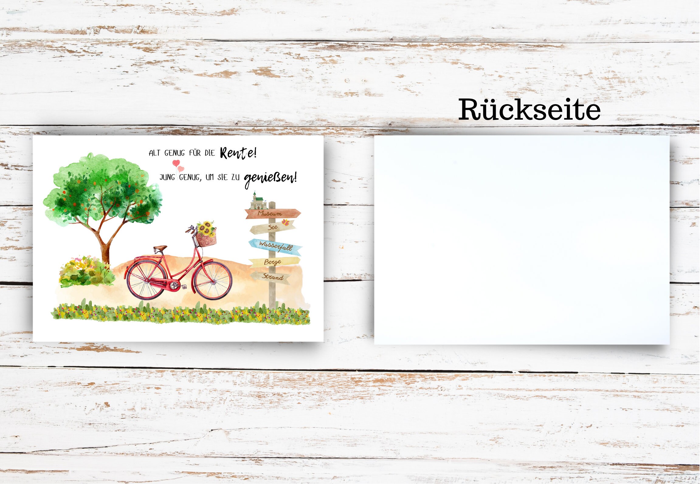 Karte Ruhestand Rente Rentner Rentnerin Abschied Rente - Etsy.de