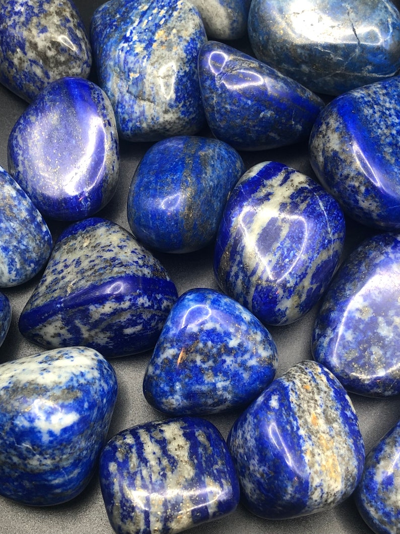 Lapis Lazuli Tumble Stone Tumbled Lapis Healing Stone - Etsy