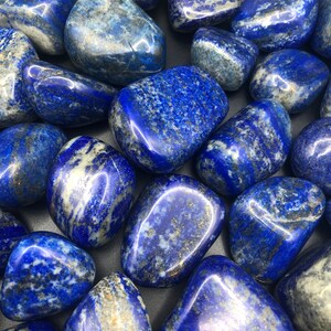 Lapis Lazuli Tumble Stone Tumbled Lapis Healing Stone Tumbled Crystals ...