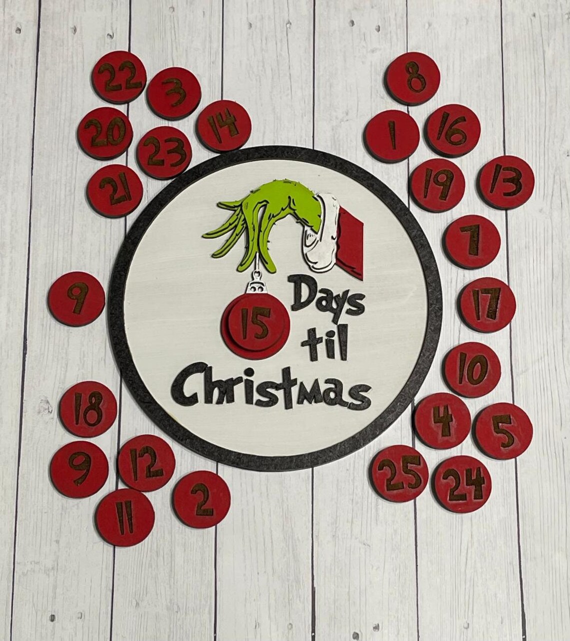 Grinch Christmas Countdown - Etsy