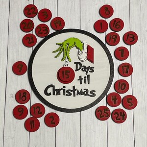 Grinch Christmas Countdown - Etsy