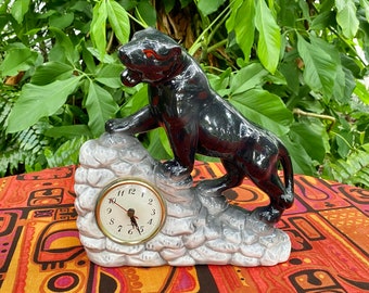 Black Panther Clock | Etsy