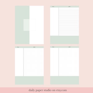 Digital Cornell Notebook, Instant Download, Student Note Taking Paper ...