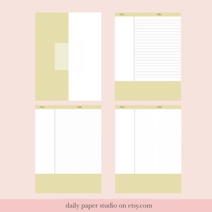 Digital Cornell Notebook, Instant Download, Student Note Taking Paper ...