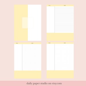 Digital Cornell Notebook, Instant Download, Student Note Taking Paper ...