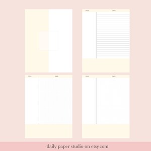 Digital Cornell Notebook, Instant Download, Student Note Taking Paper ...