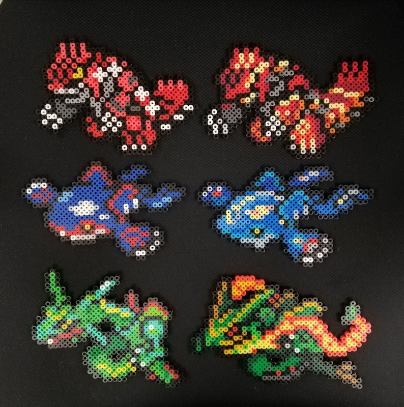 Pokemon Legendary Sprites gen 1-7 - Etsy