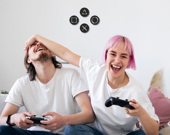 Playstation MDF Wood Wall Decor, Playstation Wall Art, PS Wall Sign ...