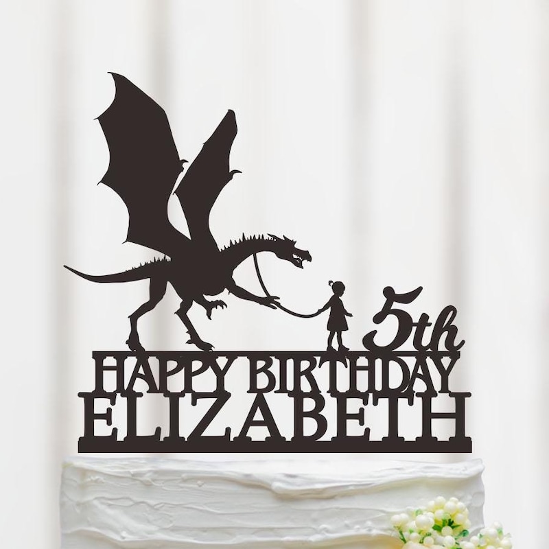 Dragon Cake Topper - Etsy