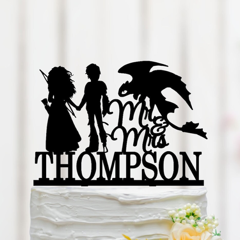 How to Train Your Dragon Cake Topper - Etsy