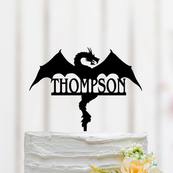 Dragon Cake Topper - Etsy