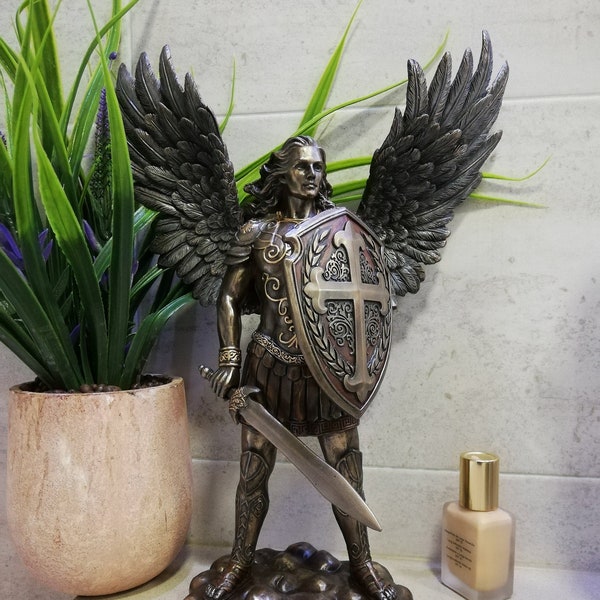 Archangel Michael Large Statue - Etsy