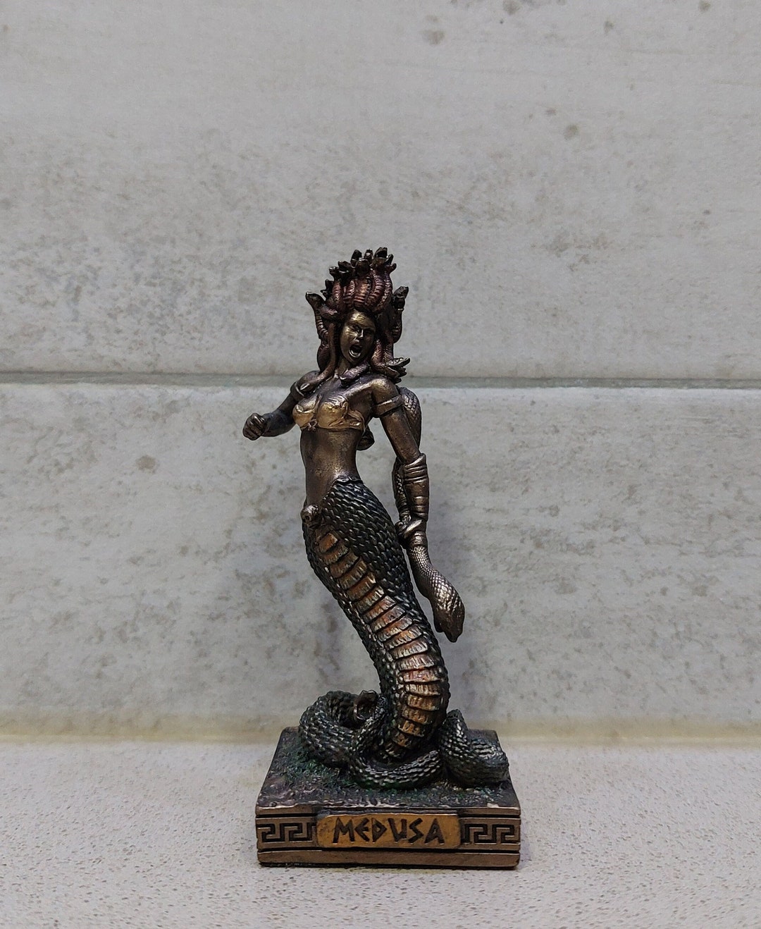 Medusa Mermaid Ancient Greek Mythology 9.5cm-3.74in Gorgo Greek ...