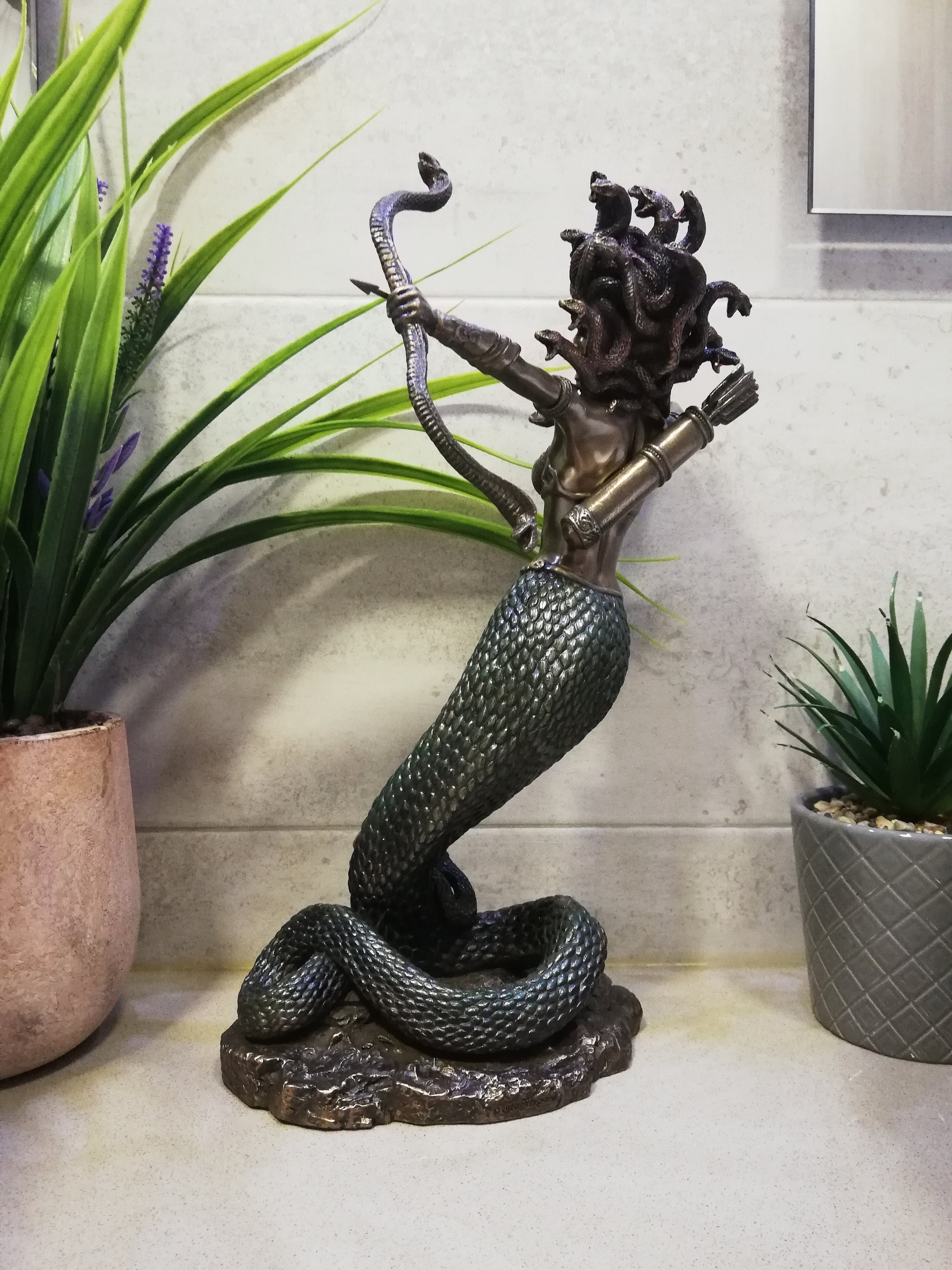 Medusa Mermaid Ancient Greek Mythology 35cm-13.77in Gorgo | Etsy