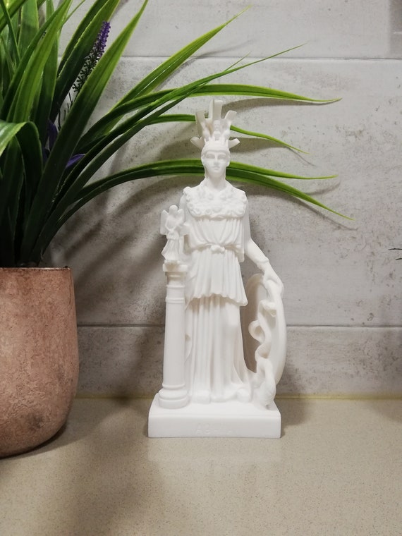 Art & Collectibles Fortuna Goddess Of Wealth Tyche Statue 8.26in 21cm ...