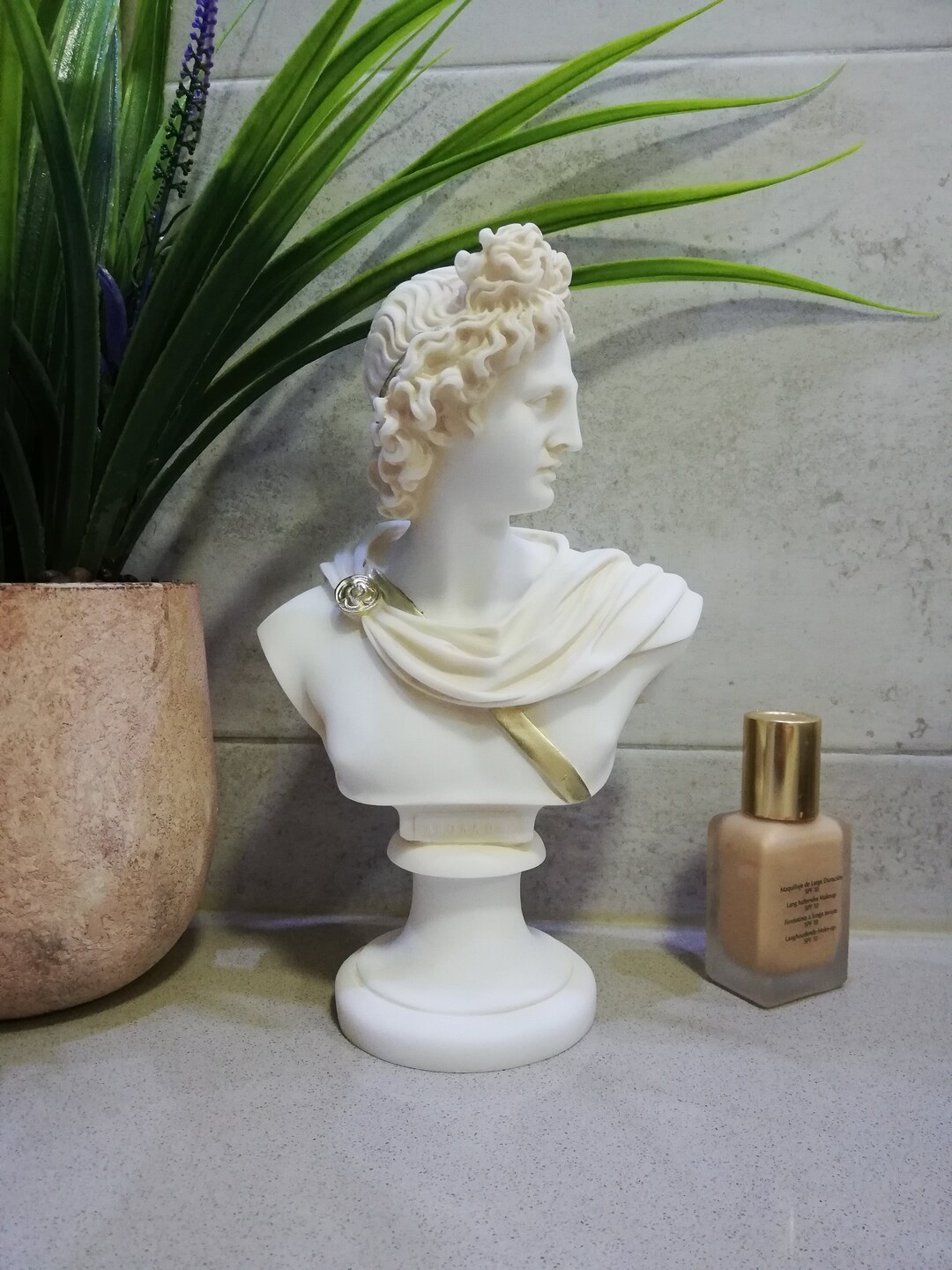 Apollo Bust Head 23.5cm-9.25in Ancient Greek God of Archery, Music and ...