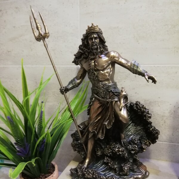 Poseidon Statue - Etsy