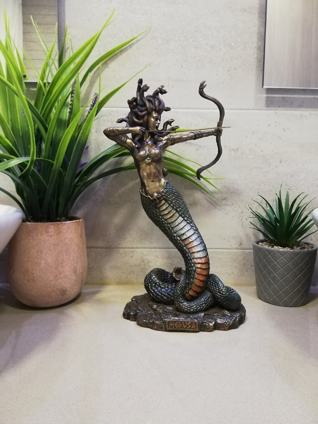 Medusa Mermaid Ancient Greek Mythology 35cm-13.77in Gorgo Greek ...