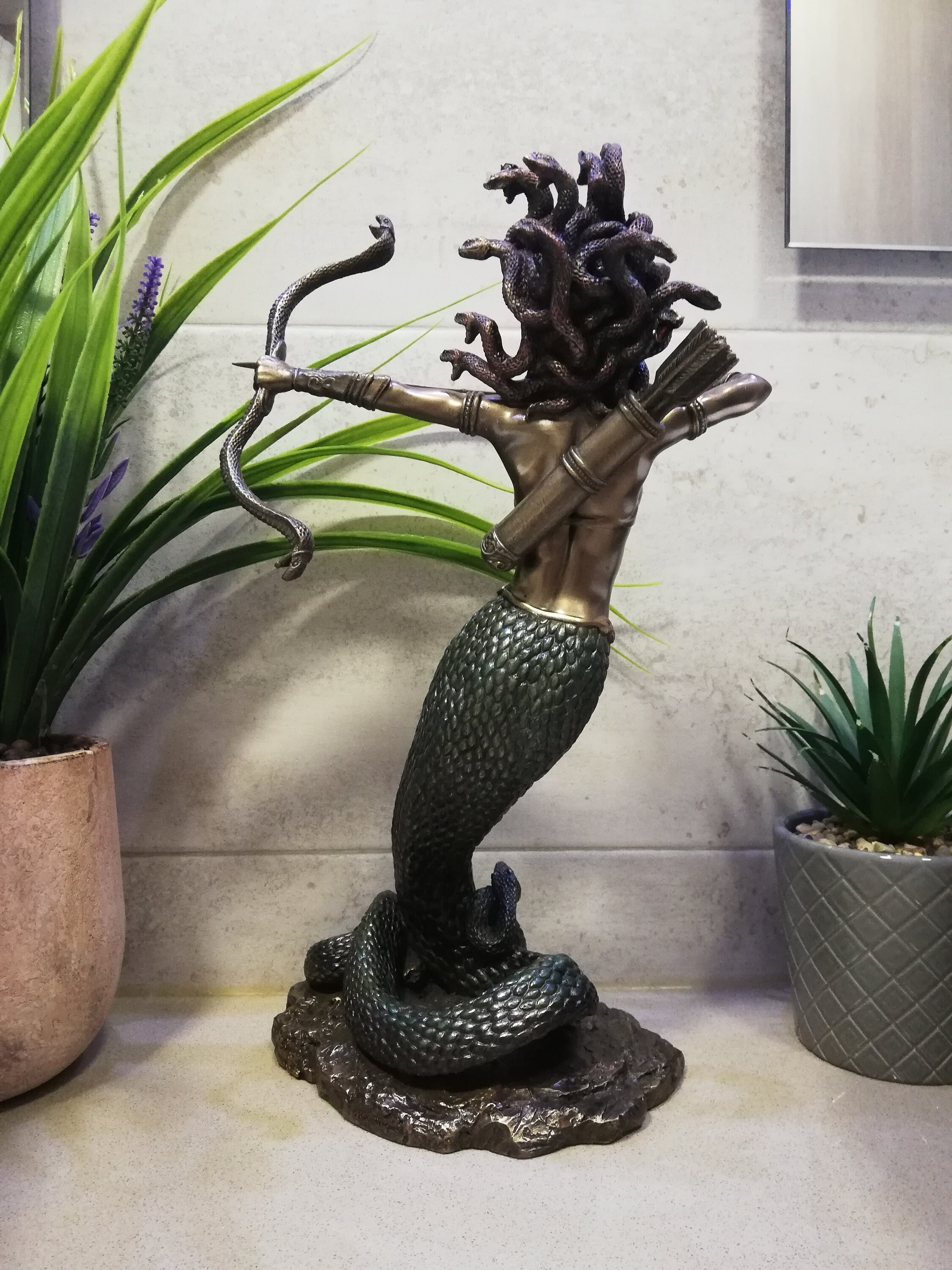 Medusa Mermaid Ancient Greek Mythology 35cm-13.77in Gorgo | Etsy