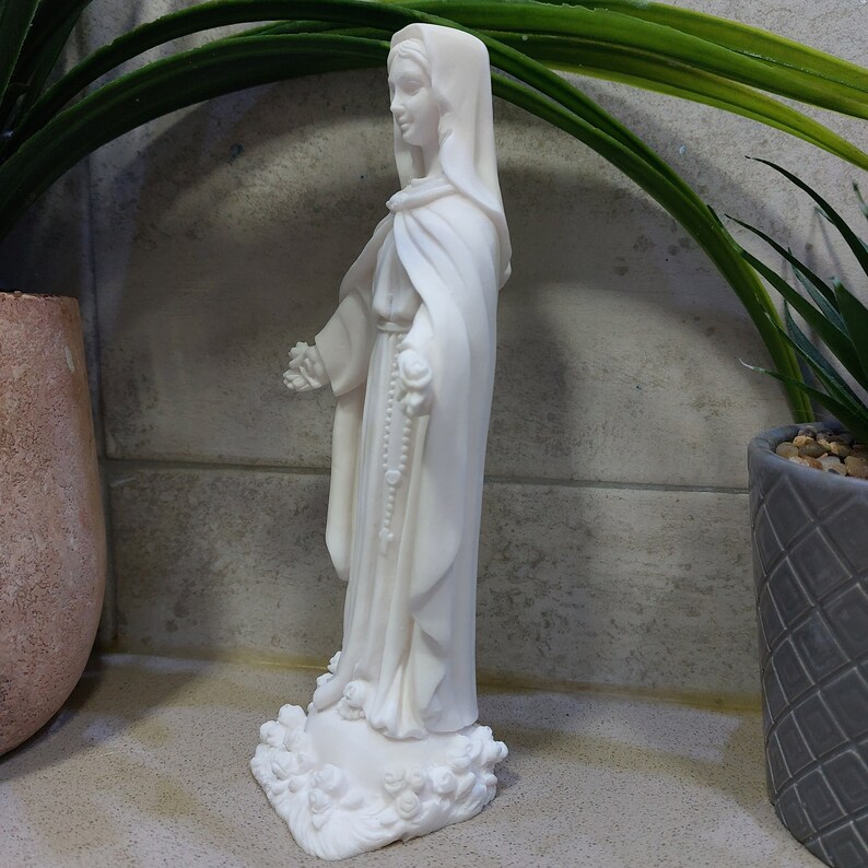 Virgin Mary madonna Religious Statues 19cm-7.48in Handmade - Etsy