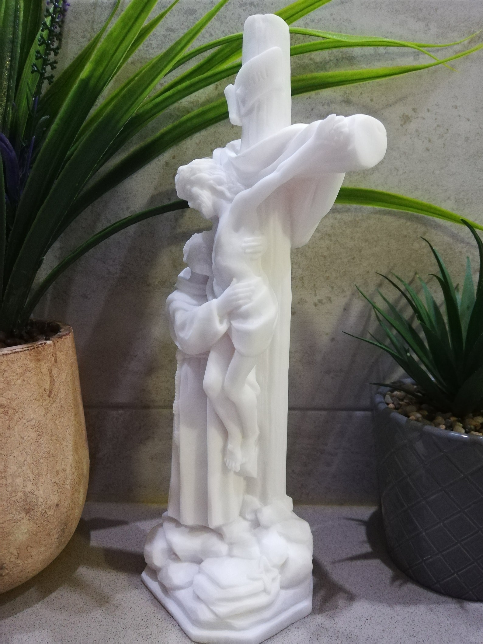 The Crucifixion of Jesus With His Father Joseph 28.5cm-11.22in | Etsy