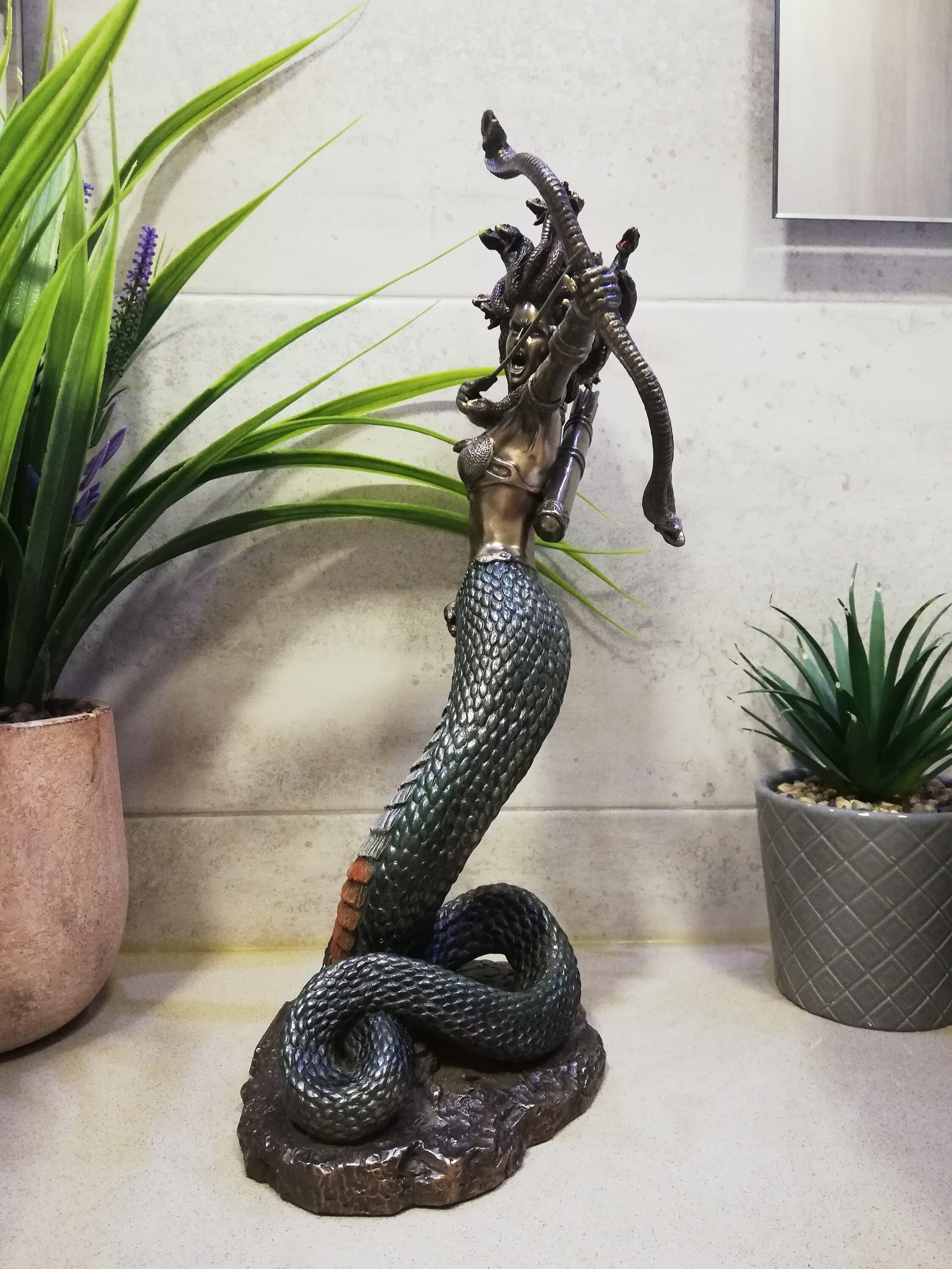 Medusa Mermaid Ancient Greek Mythology 35cm-13.77in Gorgo | Etsy