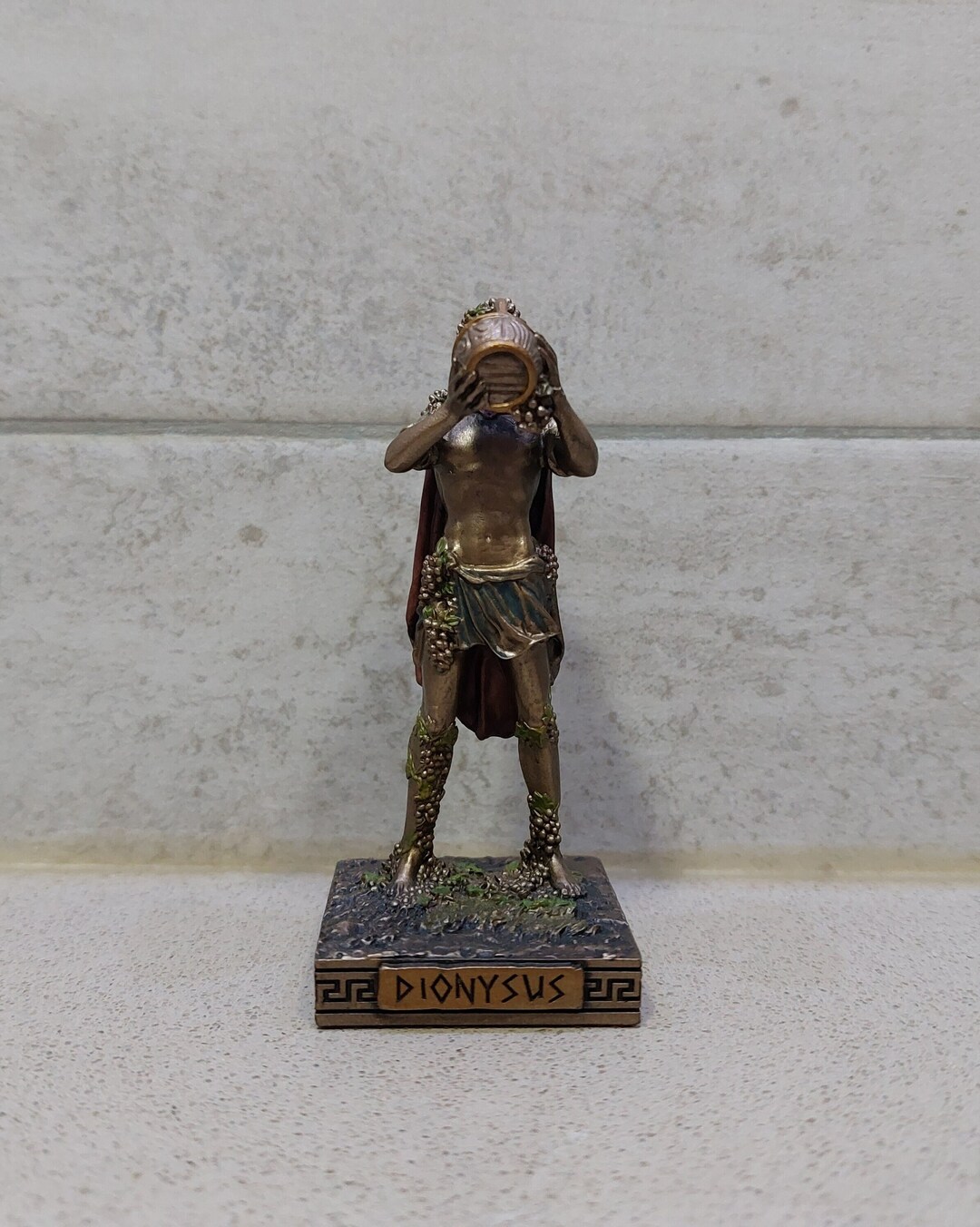 Dionysus Greek Roman God of Grape-harvest and Wine 8.7cm-3.42in Resin ...