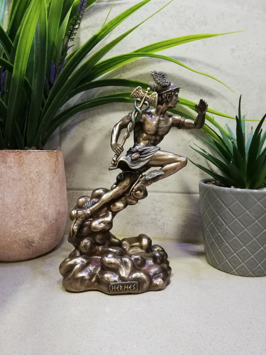 Hermes the Messenger of the Gods 20.5cm 8.07in Ancient Greek Roman God ...