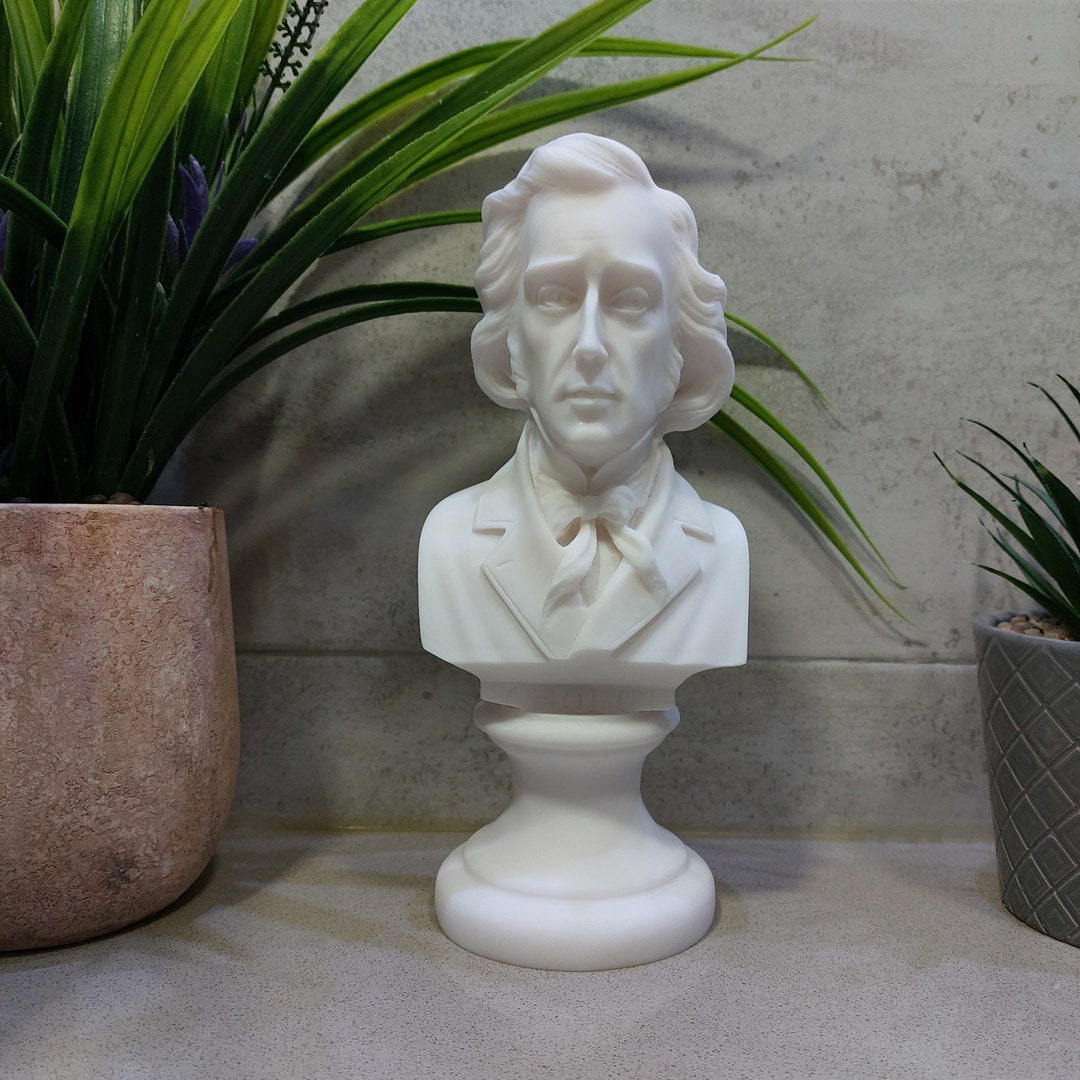 Frederic Francois Chopin Bust Head 23cm-9.05in Famous Polish Composer ...