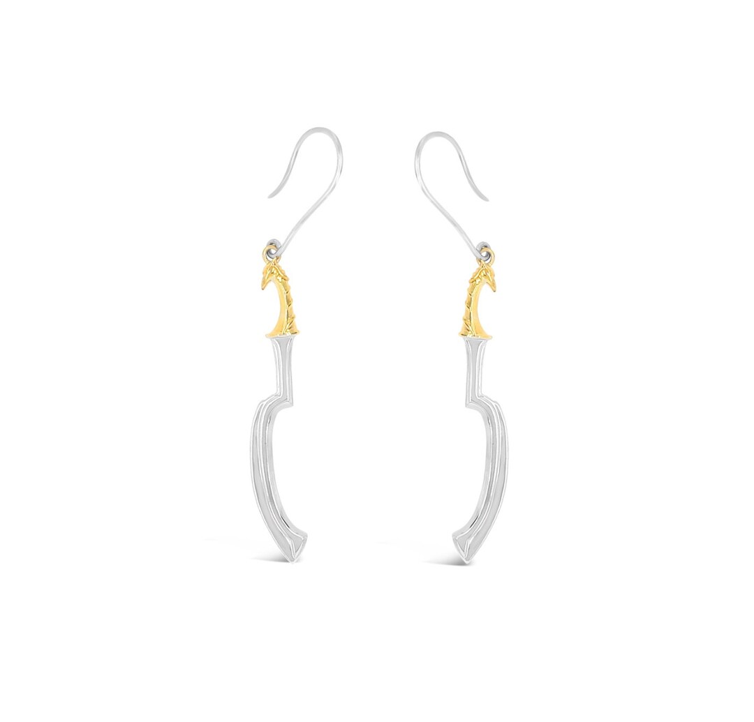 Blade of Anubis Earrings - Etsy