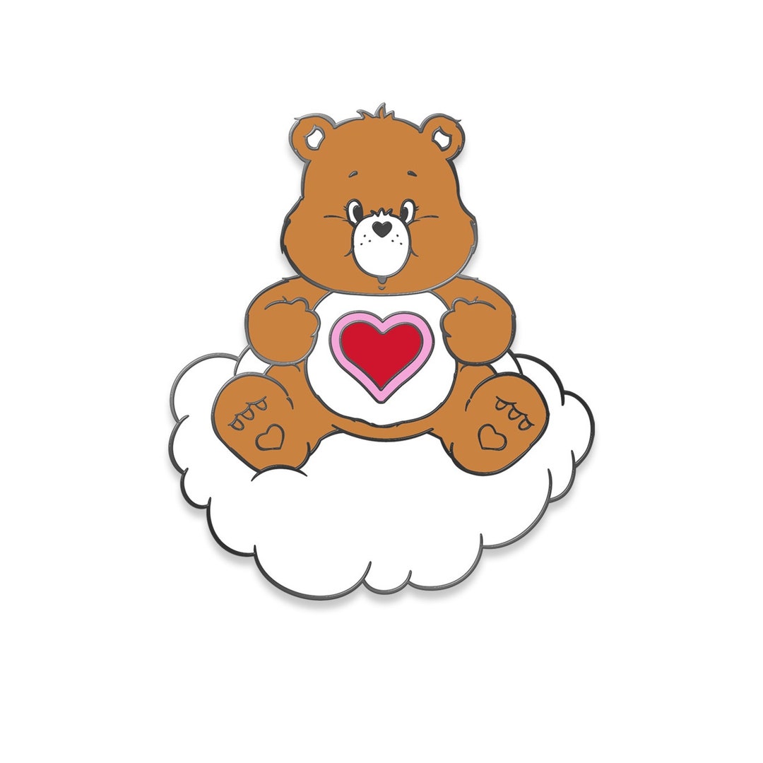 Classic Tender Heart Care Bear Pin - Etsy