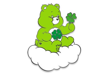 Vintage Care Bears Good Luck Bear With Clover Basket Mini 2 PVC Figure ...