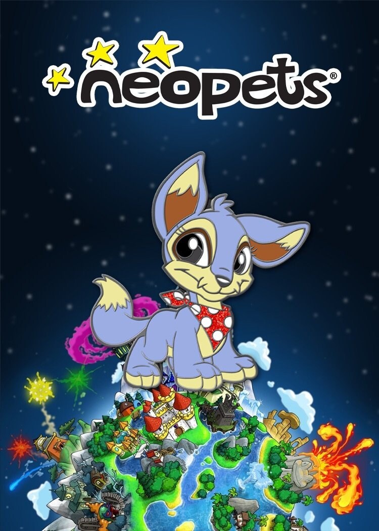 Neopets Baby Lupe Pin | Etsy