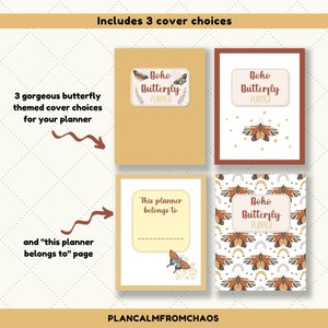 Printable Boho Undated Planner, DIGITAL DOWNLOAD, 42 Page Boho ...