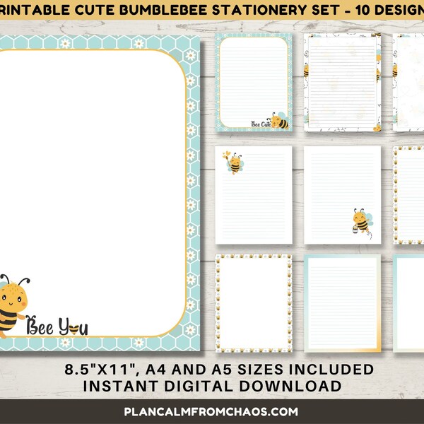 Bumblebee Stationery - Etsy