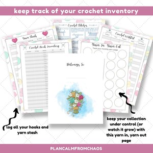 Printable Crochet Planner. DIGITAL DOWNLOAD. Use These Printable ...