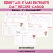 Printable Valentine's Day Recipe Cards, DIGITAL DOWNLOAD, 6"x4", 5 ...
