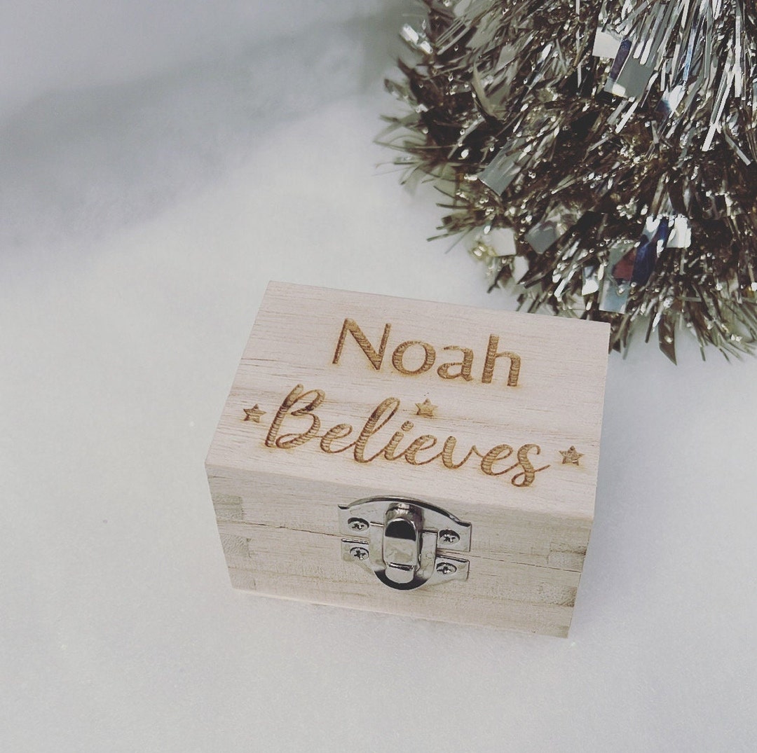 Personalised Polar Express Believe Bell Box Believe Bell Gold Bell ...